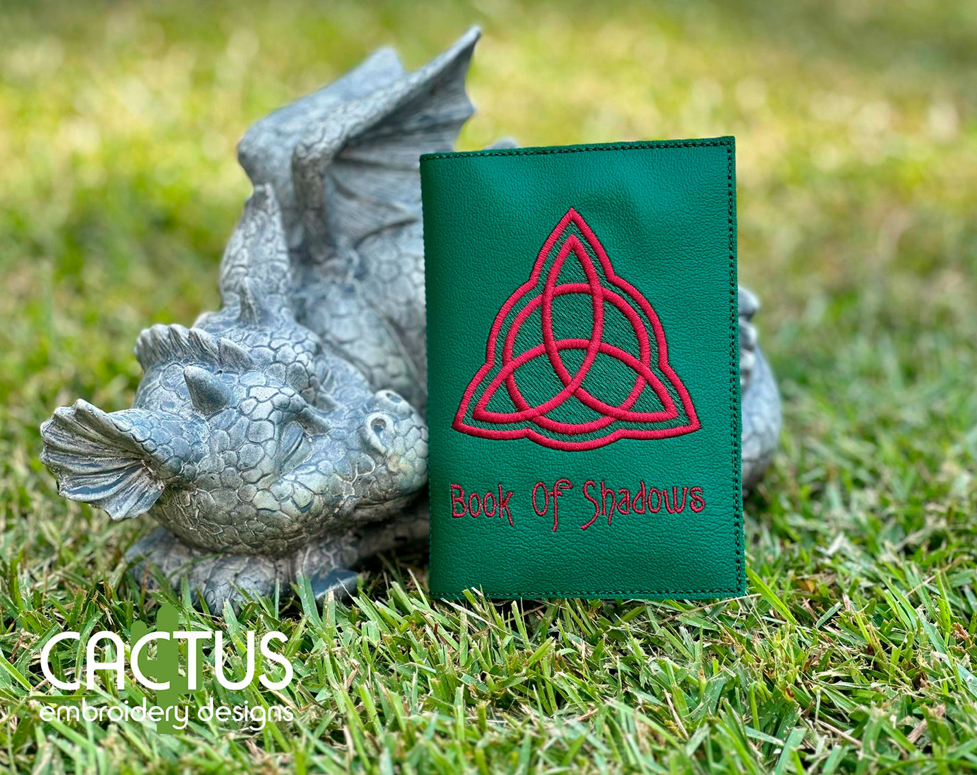 Book of Shadows Notebook Cover CactusEMB – Cactus Embroidery Designs