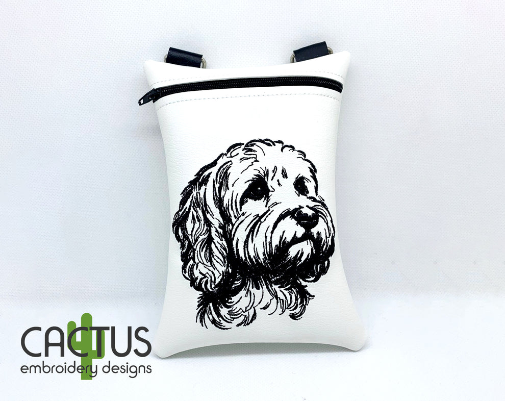 Cockapoo Embroidery Design – Cactus Embroidery Designs