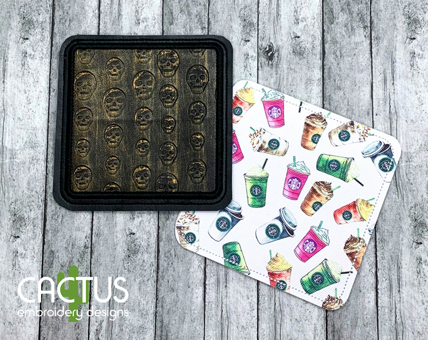 Blank Applique Coasters, 5 sizes included – Cactus Embroidery Designs