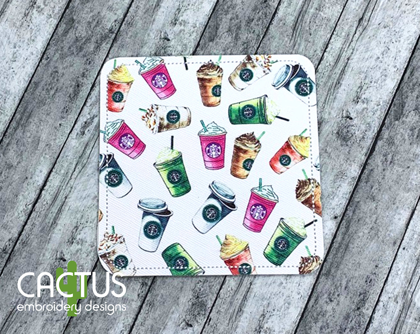 Blank Applique Coasters, 5 sizes included – Cactus Embroidery Designs