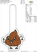 Funny Poop Snap Tab – Cactus Embroidery Designs
