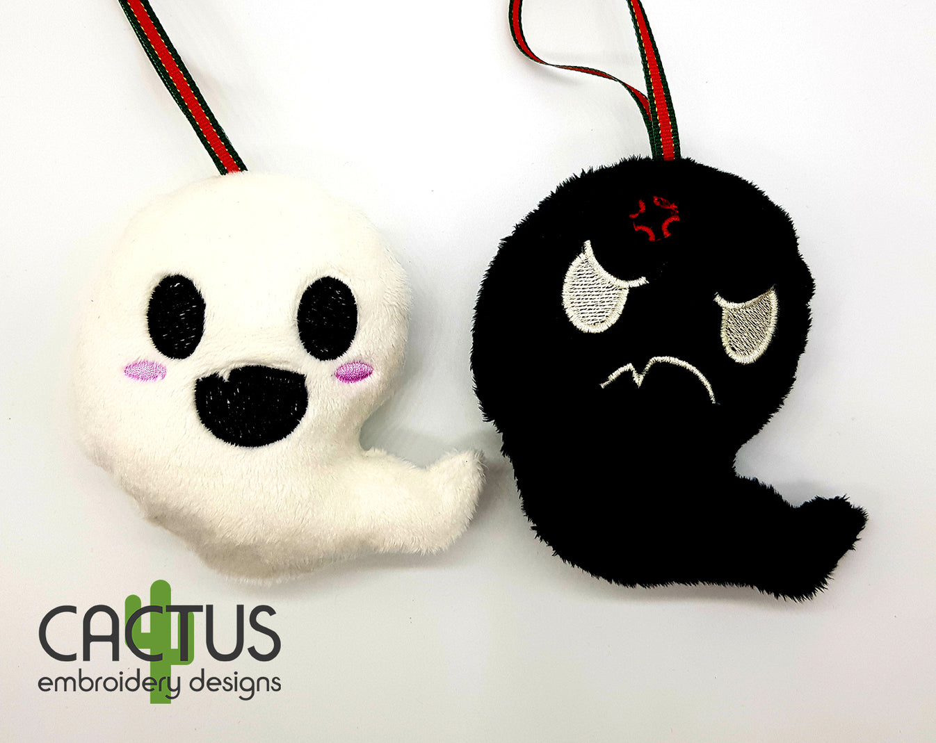 Ghosts Plushie – Cactus Embroidery Designs