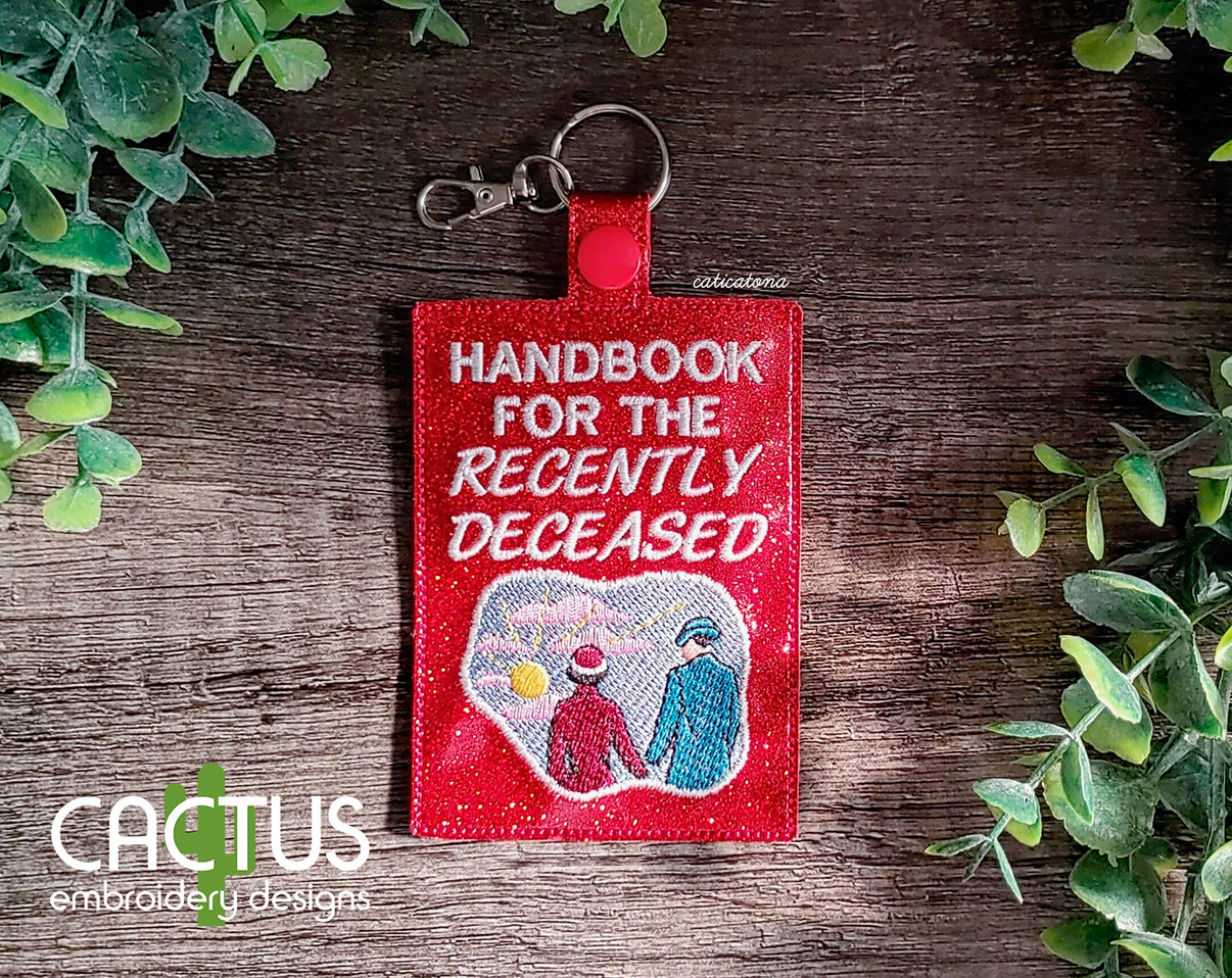 Handbook ID and Vax Card Holder – Cactus Embroidery Designs