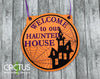 Haunted House Door Sign – Cactus Embroidery Designs
