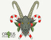 Krampus Embroidery Design – Cactus Embroidery Designs