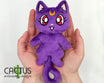 Moon Cat Plushie – Cactus Embroidery Designs